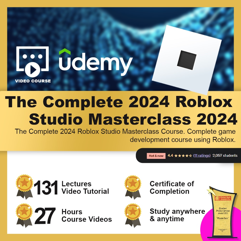 [Video Course] The Complete Roblox Studio Masterclass | Shopee Malaysia