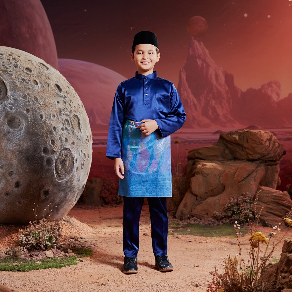 TEMA BIRU - BAJU MELAYU KIDS 2024 | Shopee Malaysia