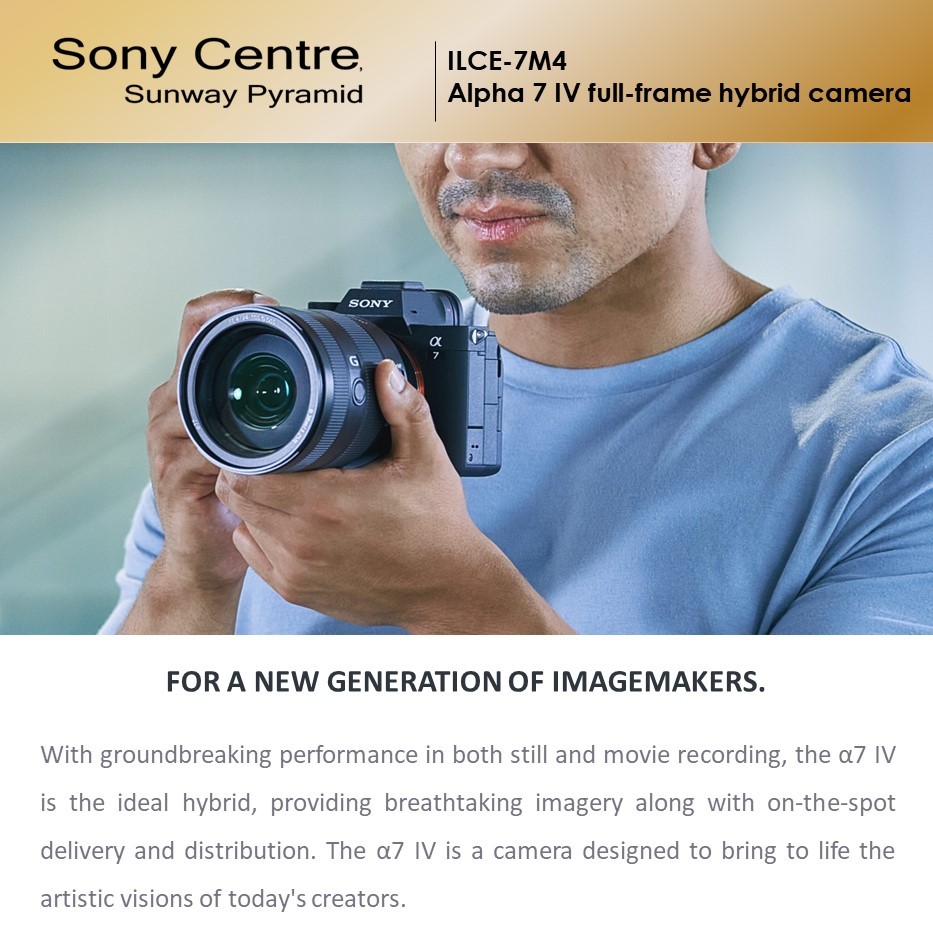 Sony Ilce-7m4 Ilce-7m4k Alpha 7 Iv Full-frame Hybrid Camera | Shopee 