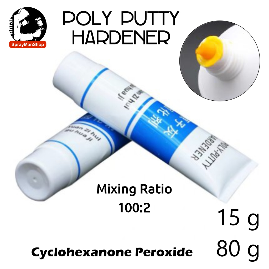 Poly Putty Hardener Polyester Putty Universal Yellow Hardener 80g ...