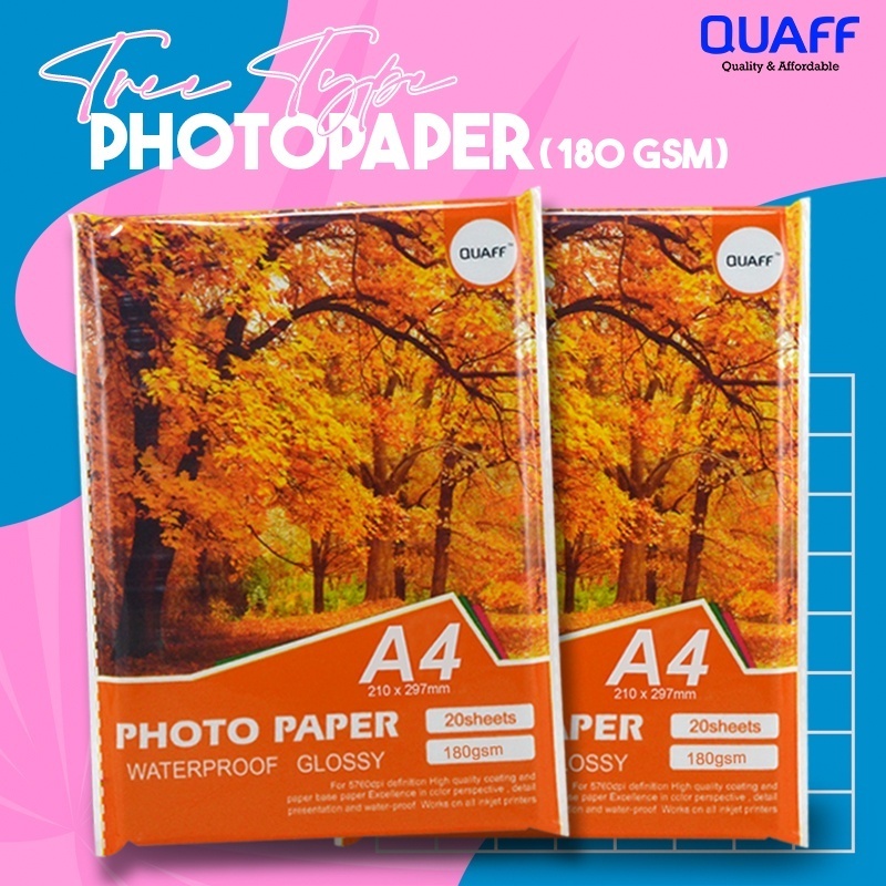 Professional 3R 4R 5R A4 A3 Photo Paper Glossy waterproof 180 / 200 ...