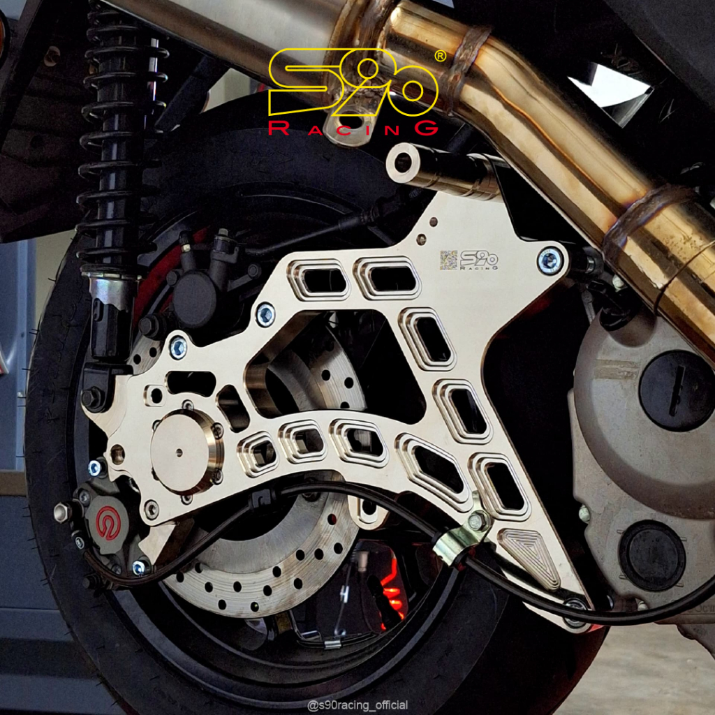 S90 RACING CNC SWING ARM YAMAHA XMAX MOTORCYCLE FULL SET (TITANIUM ...