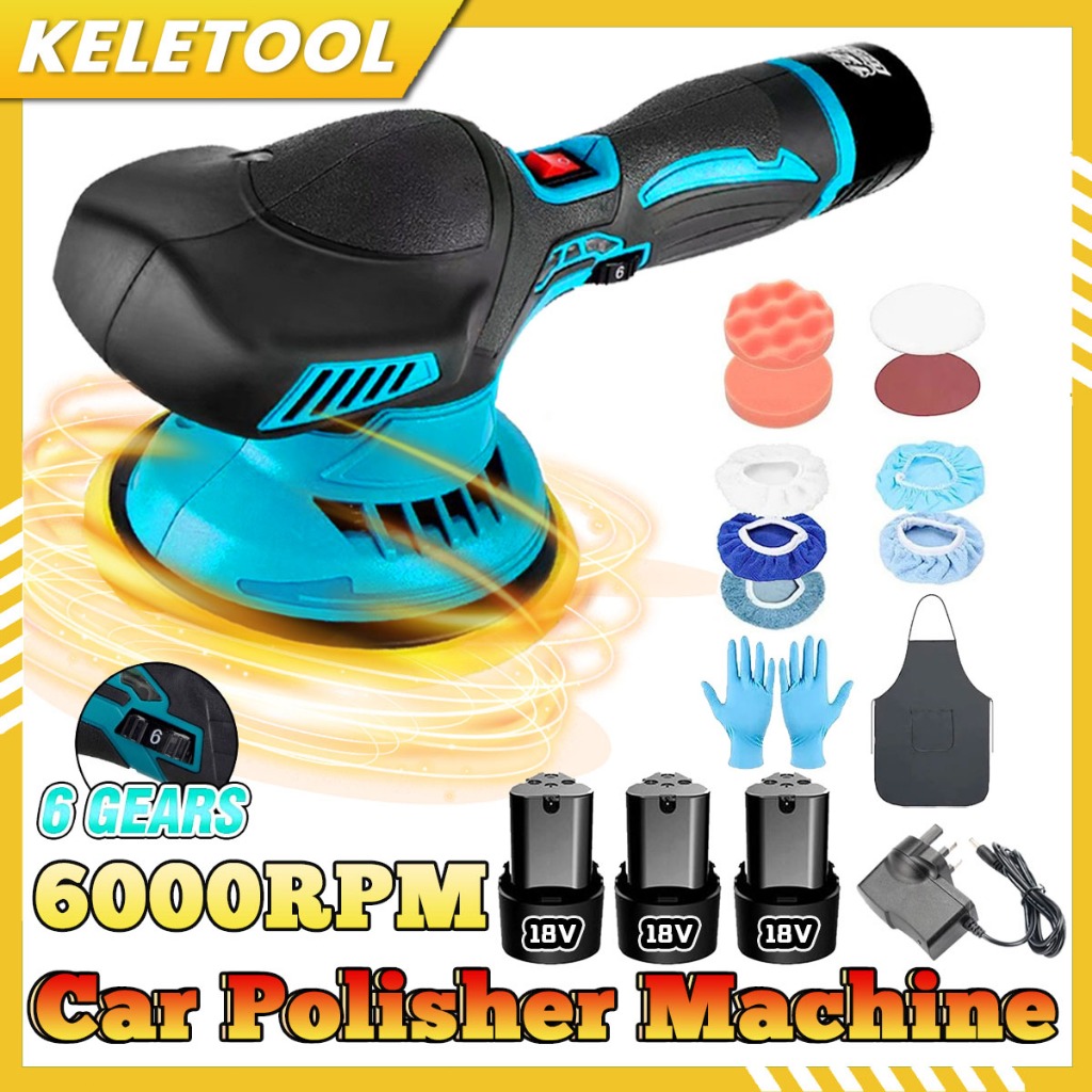 Mini Cordless Polish machine car wireless Sanding Polishing Waxing ...