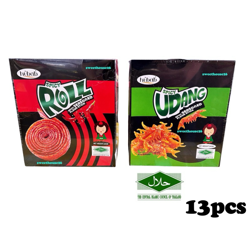 12 Pcs Hubab Spicy Roll / Spicy Udang Seasoned Flour Stick (LOCAL READY STOCKS) | Shopee Malaysia