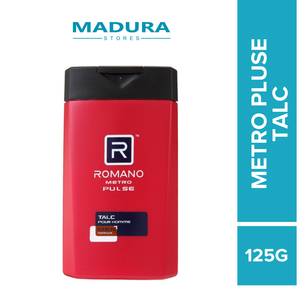 Romano Metro Pulse Talcum Powder 125g | Shopee Malaysia