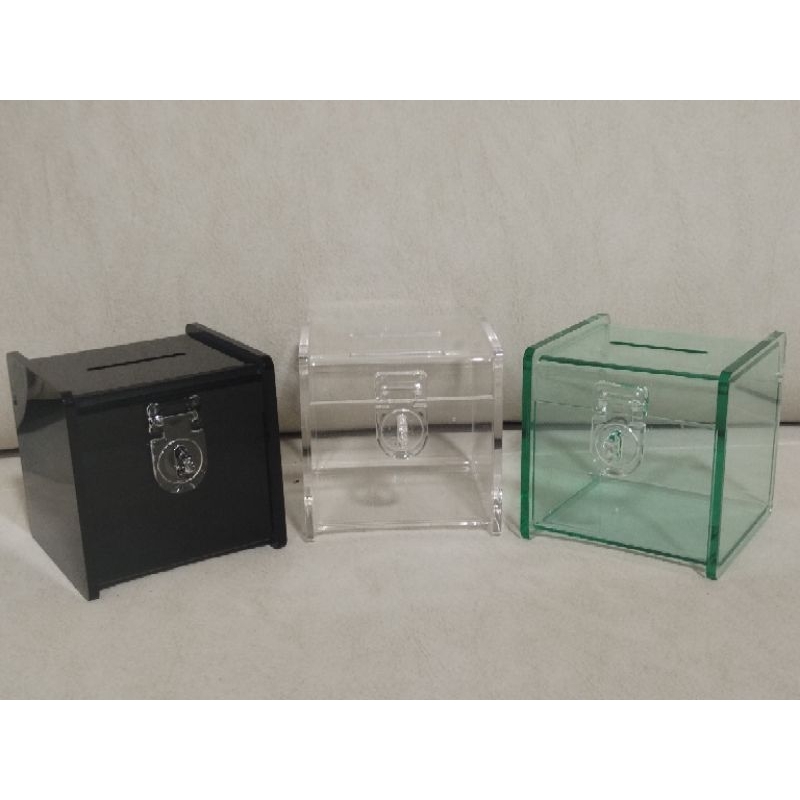 Original Acrylic product, tips box, donation box, saving box, coin bank ...