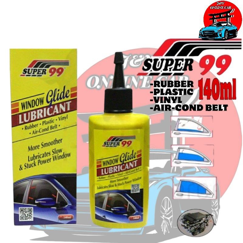 Super 99 Car Window Rubber Glide/Lubricant/Softner/Prorectant for ...