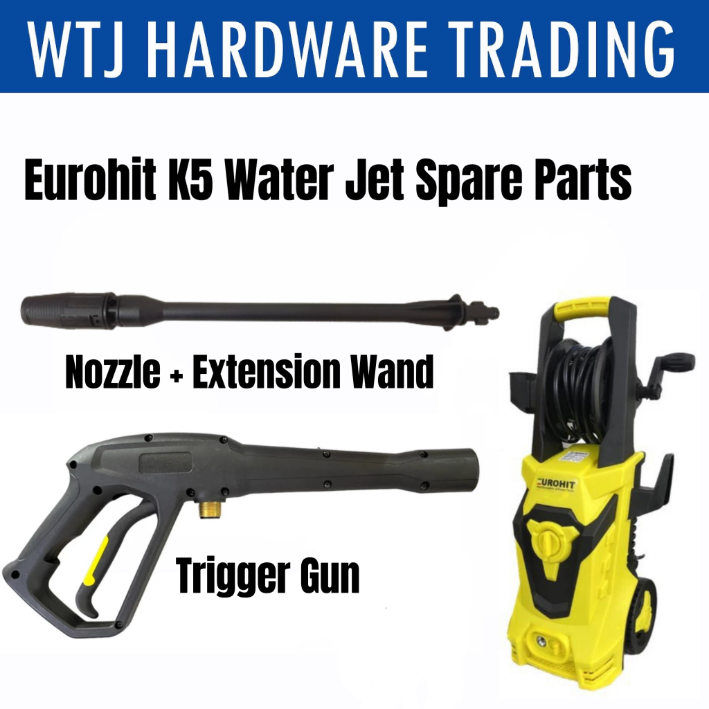 EUROHIT EU.K5 Water Jet Trigger Gun Nozzle Extension Wand | K5 Spare ...