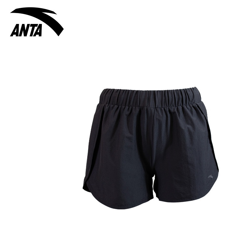 ANTA Women Woven Shorts-AC1601Basic Black (Seluar Sukan) | Shopee Malaysia
