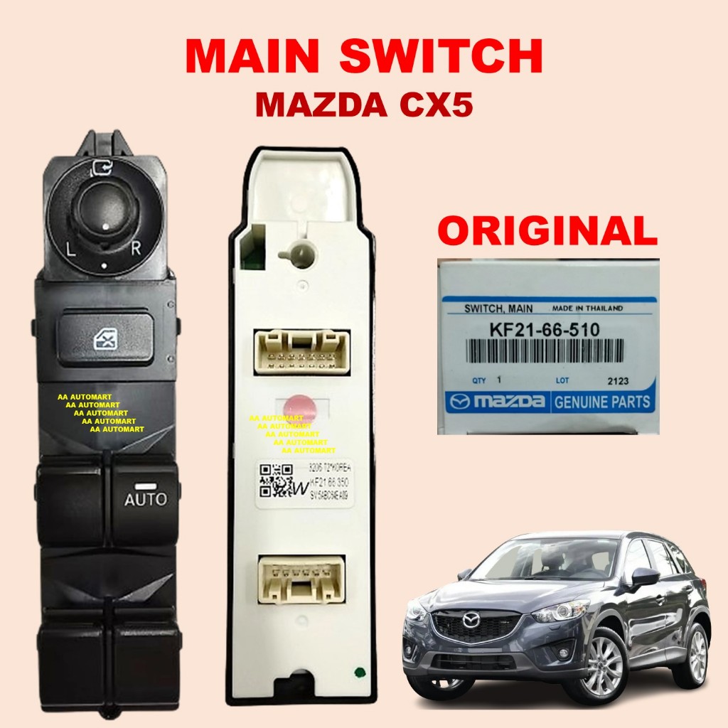 ORIGINAL Mazda CX5 CX-5 2013-2015 Power Window Main Switch Suis tingkap ...
