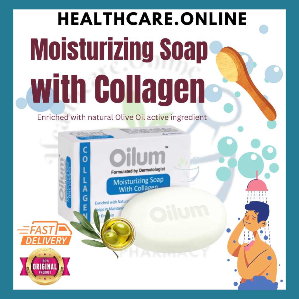 OILUM MOISTURIZING SOAP WITH COLLAGEN 85G [MOISTURISING SOAP] / SABUN ...