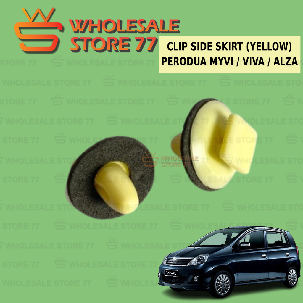 READY STOCK | PERODUA MYVI / /VIVA / ALZA SIDE SKIRT CLIP / DOOR BOARD ...