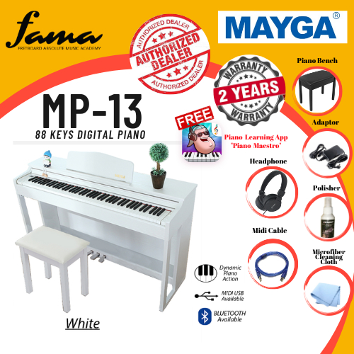 [FAMA]MAYGA MP-13 New 88-Key Digital Piano With Bluetooth Function And ...