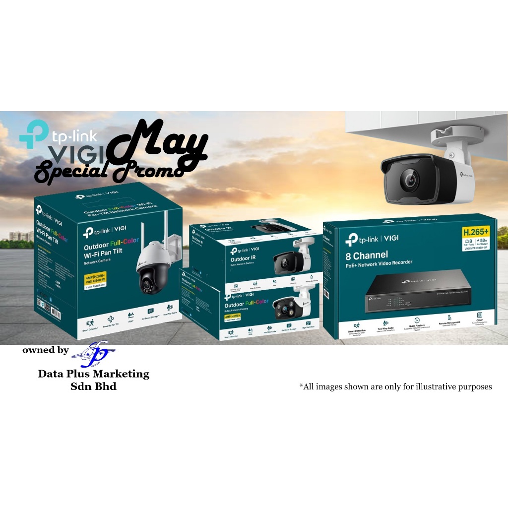 TP-Link VIGI C340 (VIGI 4MP Outdoor Full-Color Bullet Network Camera ...