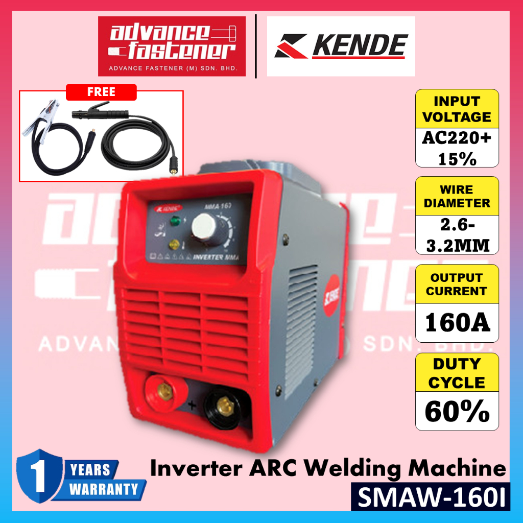 KENDE SMAW-160I Inverter ARC Welding Machine ( 1 Year Warranty ...