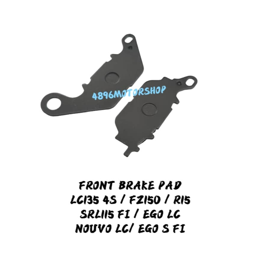 FRONT BRAKE PAD LC135 4S EGO-S EGO EGO-LC NOUVO-LC BREK LINING LEINING ...