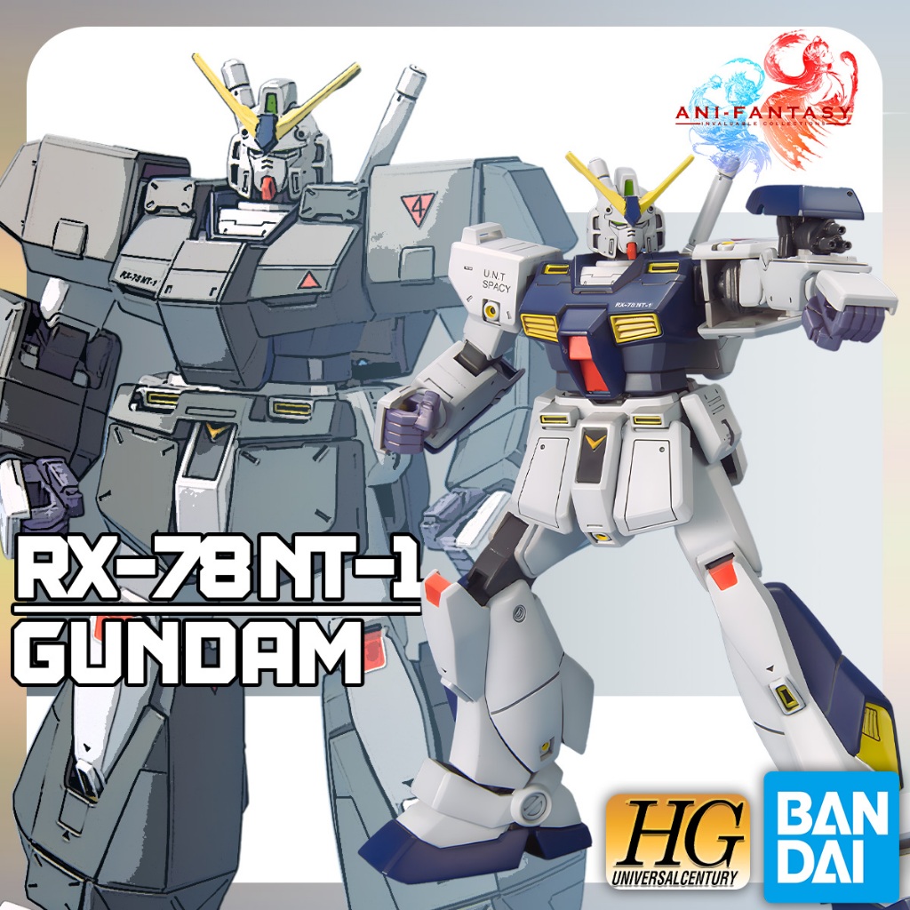 BANDAI, Gundam NT-1 Alex 1/144 HGUC, Mobile Suit Gundam 0080: War in ...