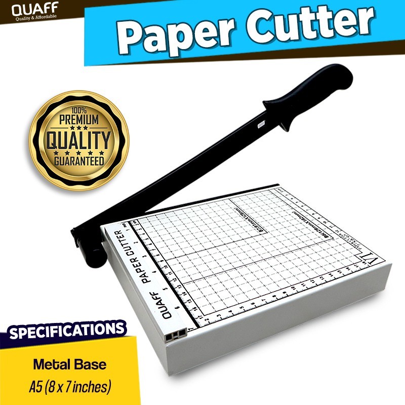 QUAFF Metal Base Paper Cutter Metal Base A4 | A3 | B4 | A5 Size Duty ...
