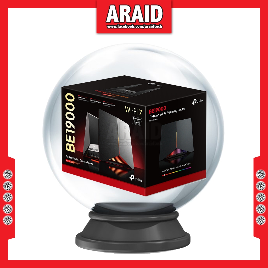 TL-ARCHER GE800 BE19000 TRI-BAND WIFI 7 GAMING ROUTER | Shopee Malaysia