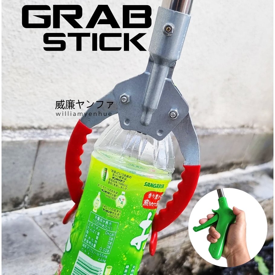 Grab Stick Stainless Steel Tahan Lasak Alat Penjepit Sampah & Penangkap ...