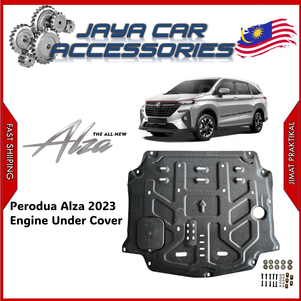 penutup bawah enjin guard bonnet alza 2022/2023 veloz engine cover dan ...