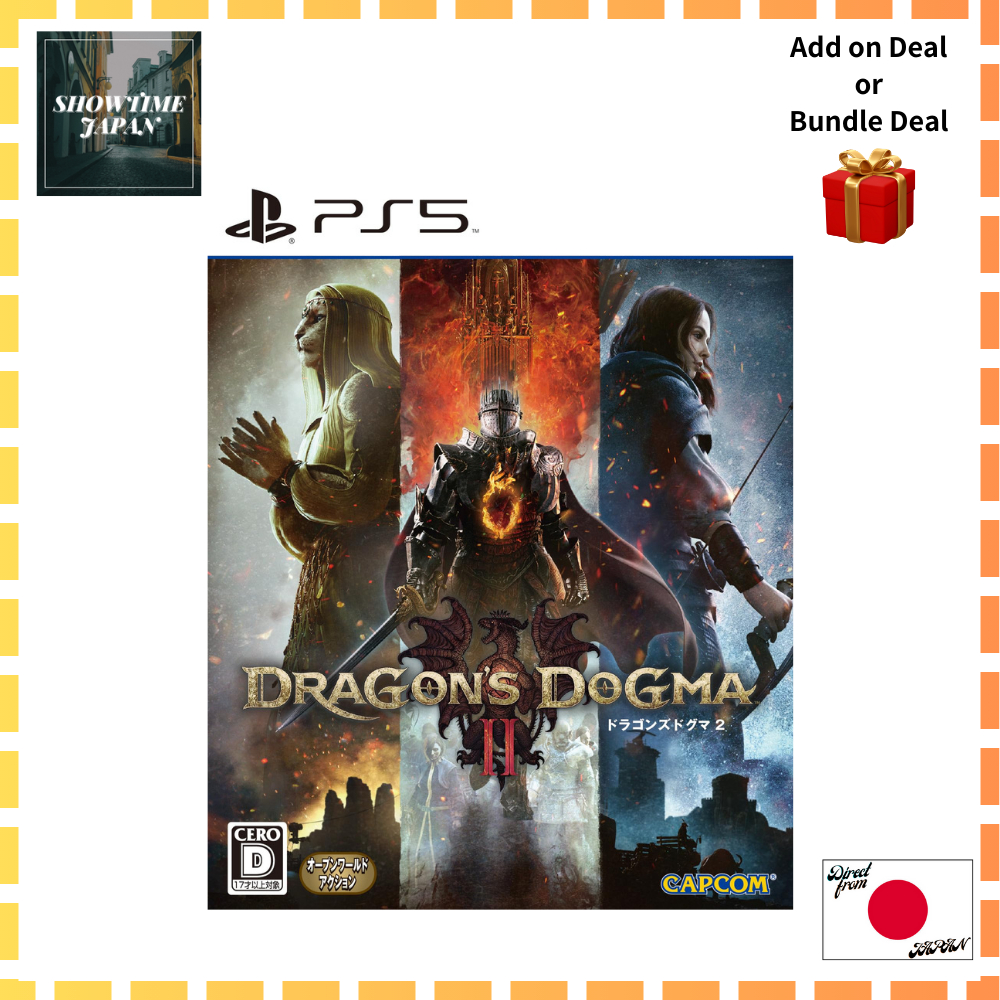 Capcom PS5 Dragon's Dogma 2 Japanese Version English Support March 22 ...
