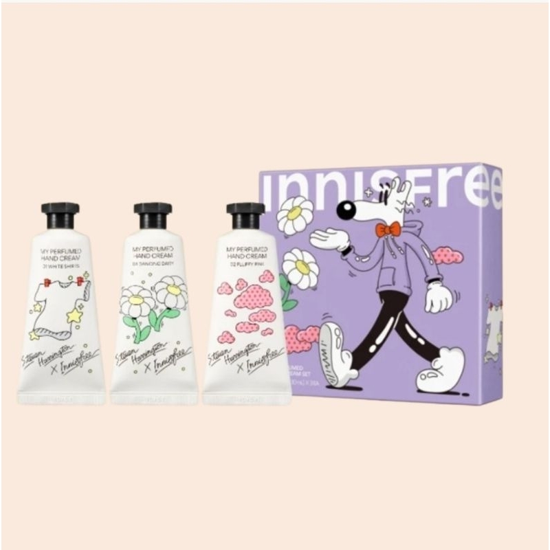 Innisfree x Steve Harrington Hand Cream Set 3 x 30ml | Shopee Malaysia