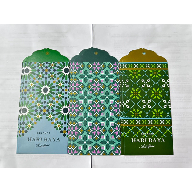 Kaison Selamat Hari Raya Aidilfitri Sampul Raya 6 Pieces Set | Shopee ...