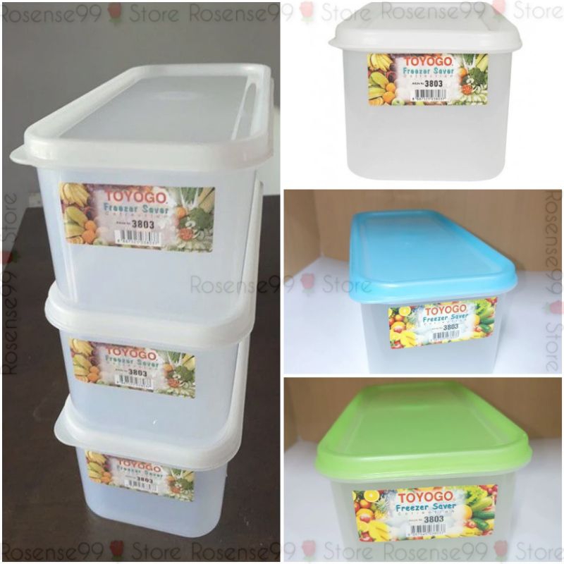 1 2 3 4pcs Stackable Toyogo 3803 Container Freezer Organizer Vegetables ...