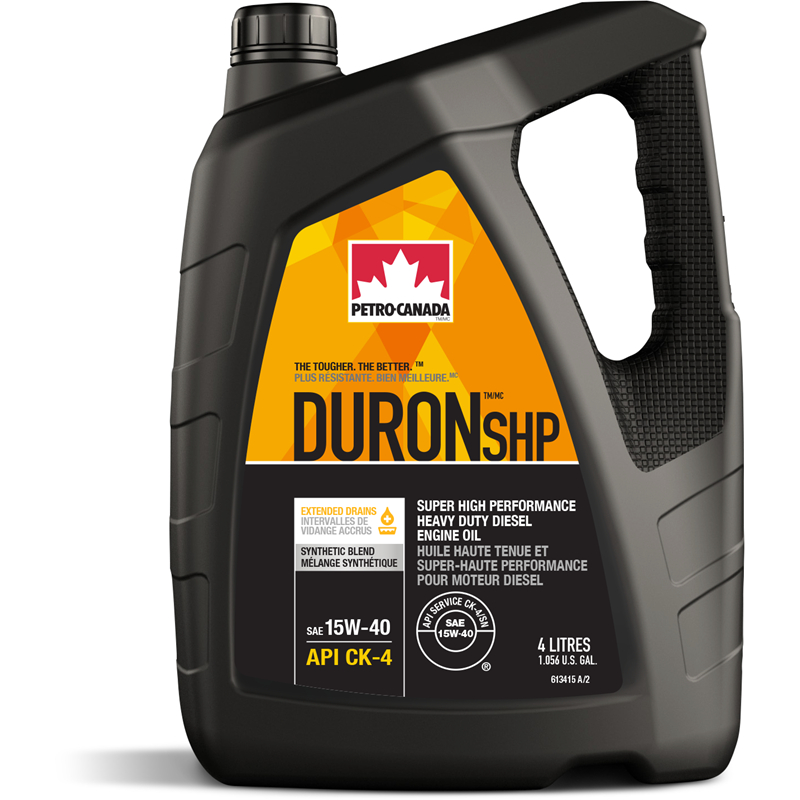 PETRO-CANADA DURON 15W-40 SYNTHETIC BLEND - 4L & 1L (Heavy Duty Engine ...