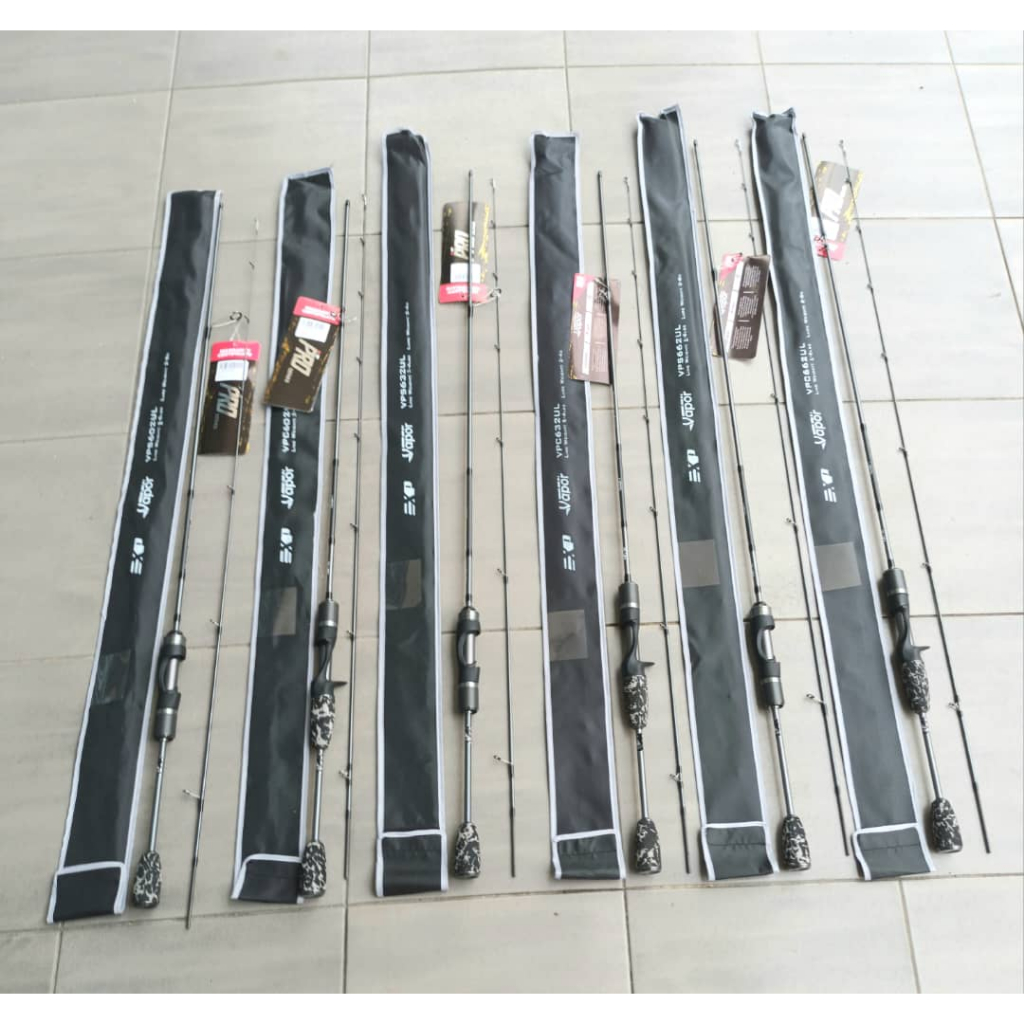 [NEW STOCK ARRIVAL!!] EXP VAPOR SPINNING/BAITCASTING(BC) 2 PIECES ULTRA ...