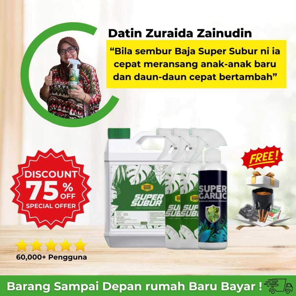 Baja Super Subur Semburan/Baja Super Subur/Baja Organik/Baja Paksa Buah ...