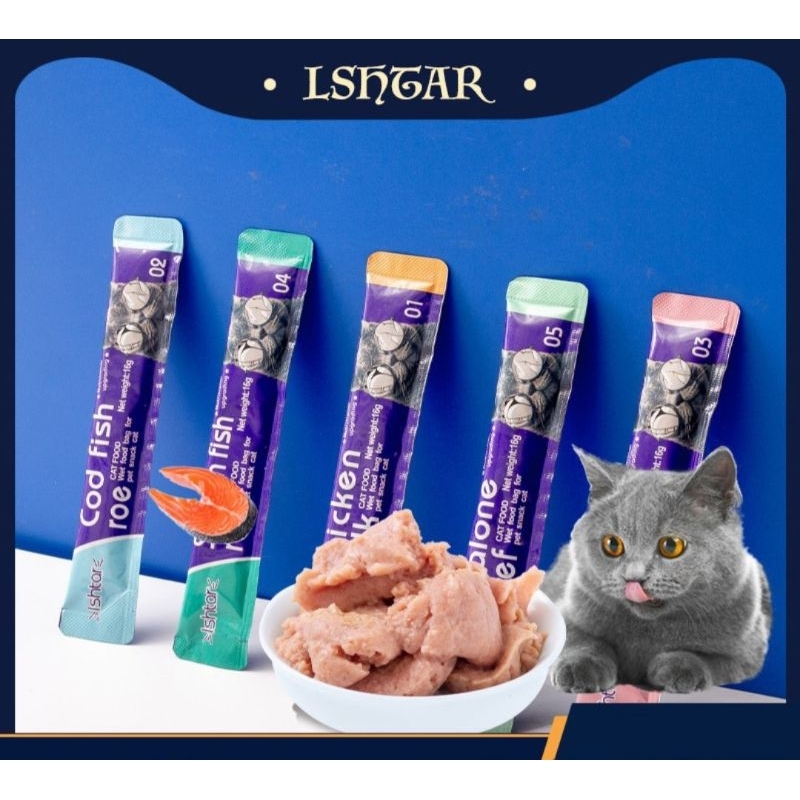 Jajan Kucing Pet Snack Cat Wet Food Treat 猫粮 Cats Treats Creamy Stick ...