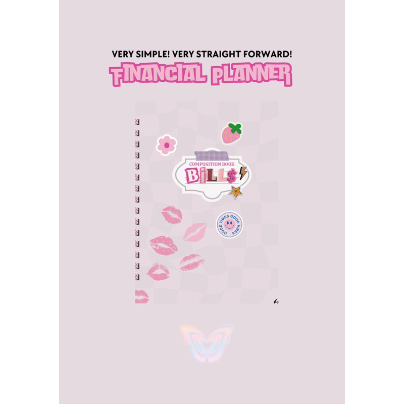 Simple Pink Financial Planner 2024 | Goodnotes, Notability, PDF | Track ...