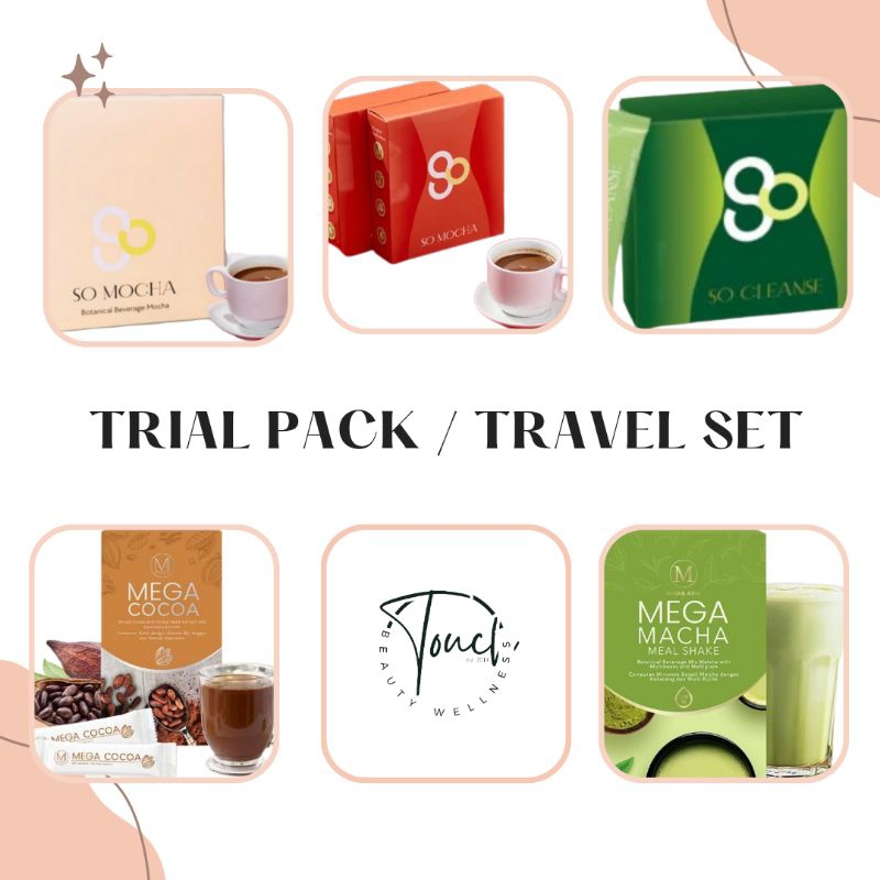 Trial Pack 试用装 (SO Mocha/SO Cleanse/Mega Cocoa/Mega Macha) | Shopee Malaysia