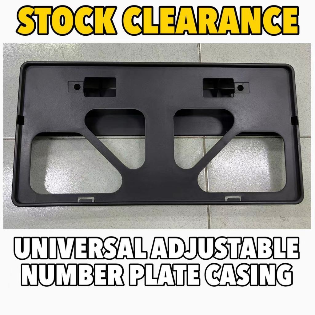 Adjustable Number Plate Casing Universal Car Kereta License Plate Kaki ...