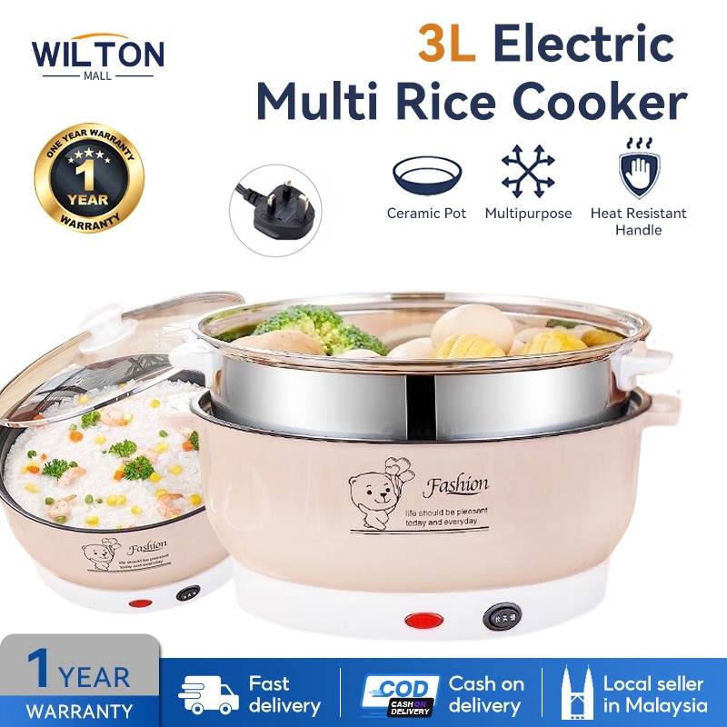 Non-Stick Electric Cooker 3.5L Multifunctional Electric Cooker frying ...