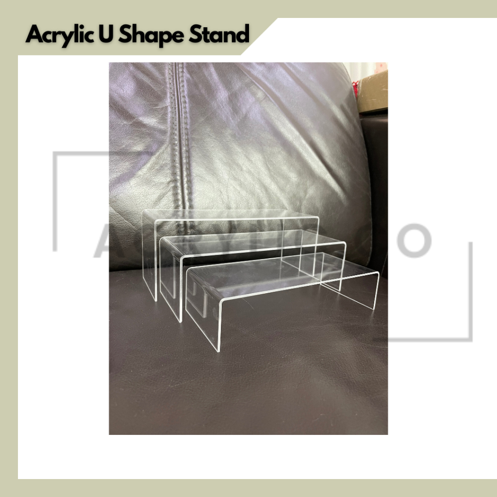 Acrylic U - Shape Display Shelf/ Acrylic U-Shape Display Deck/ Acrylic ...