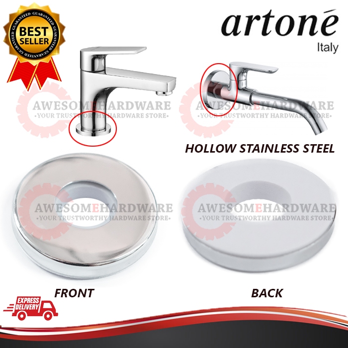 ARTONE BASE-50 HOLLOW STAINLESS STEEL FAUCET TAP BASE COVER PLATE TO ...