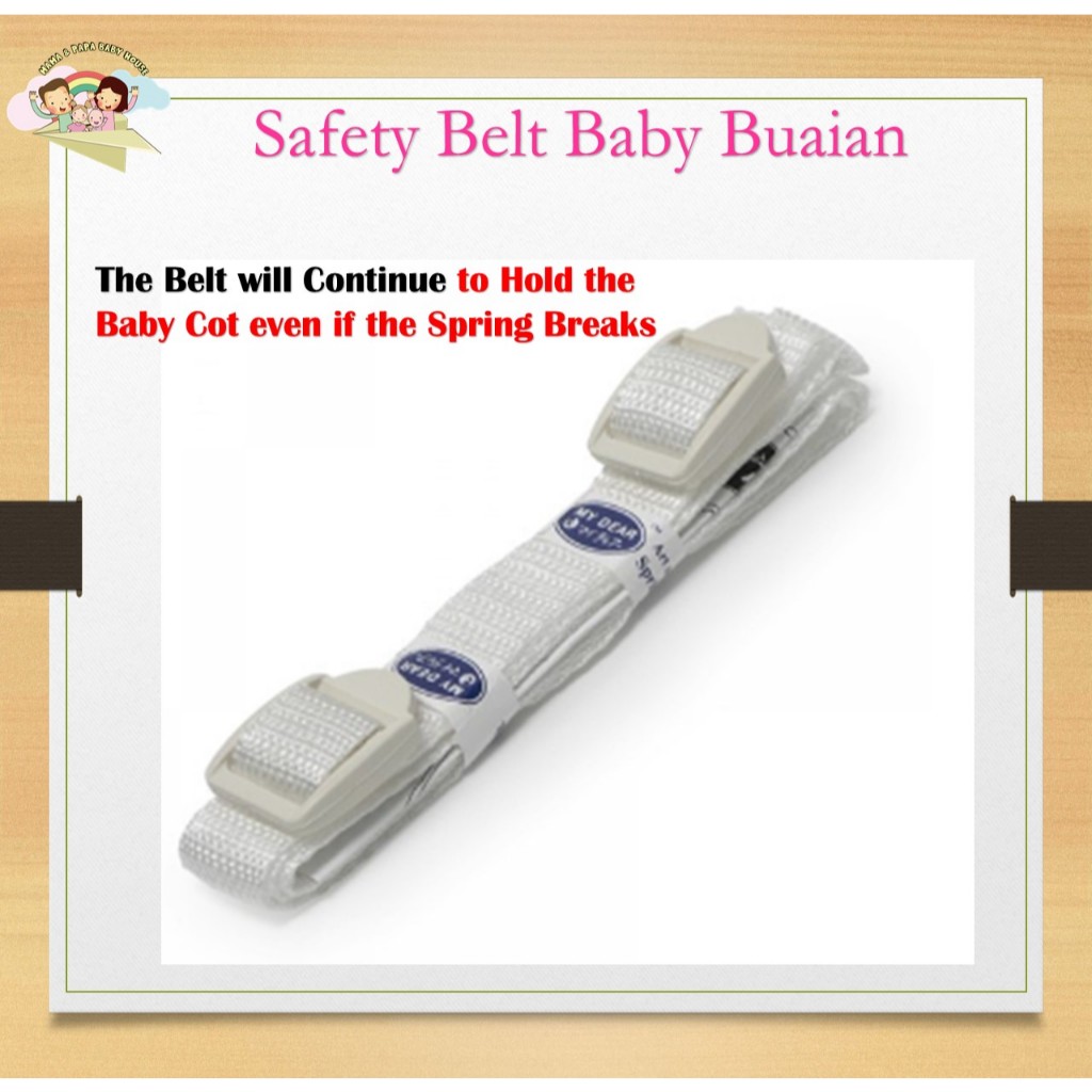 Safety Belt for Spring Tali Keselamatan Buain Bayi Tali Anti Jatuh ...