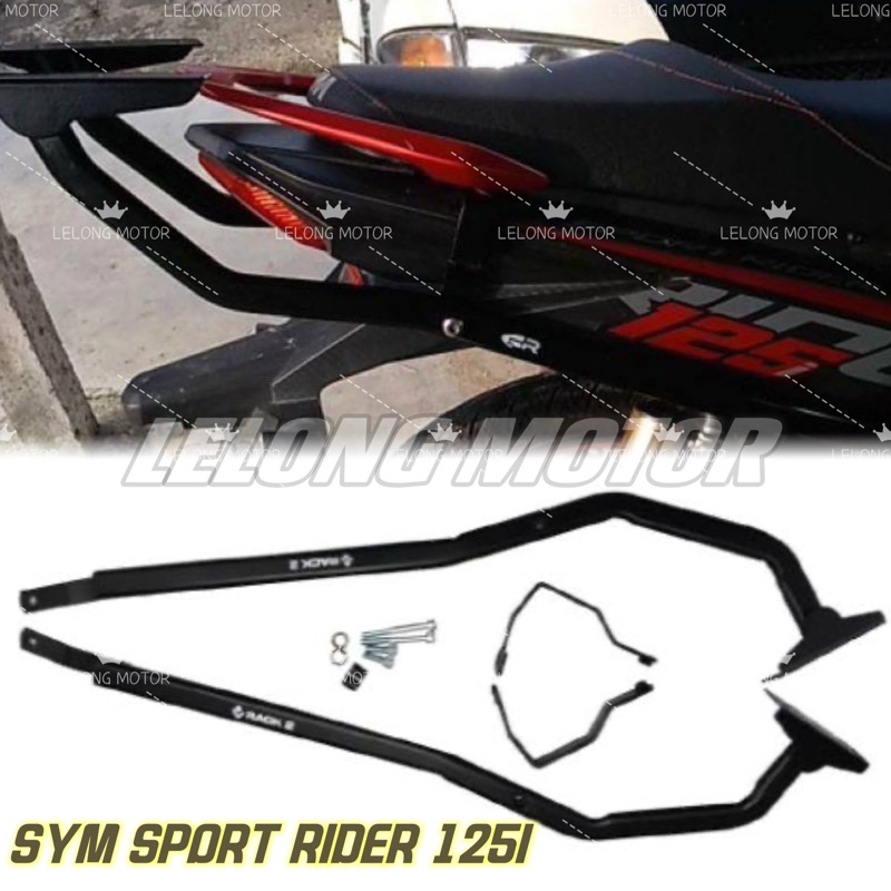 SYM SPORT RIDER 125I MONORACK HEAVY DUTY NORMAL TOP BOX RACK | Shopee ...