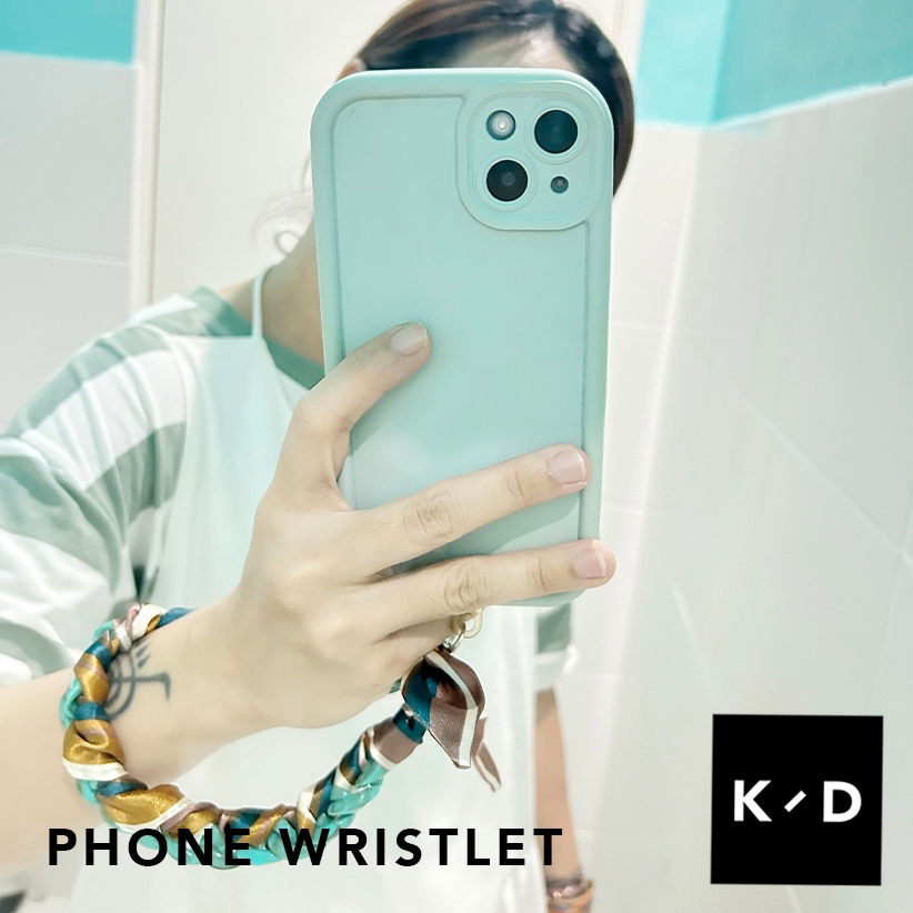 Phone chain wristlet tali holder carrier tangan telefon plastic chain ...