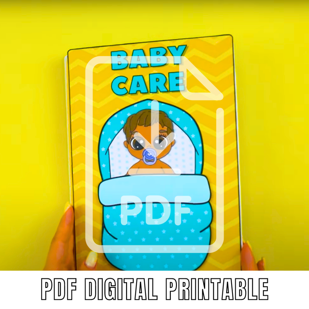 PDF DIGITAL PRINTABLE BABY CARE PAPER DOLL | Shopee Malaysia