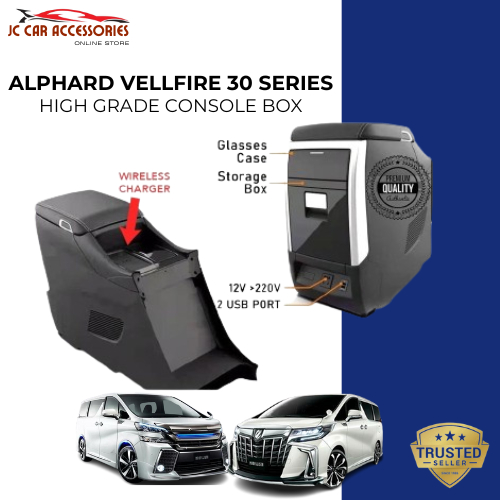Toyota Vellfire ANH30 Alphard AH30 Premium High Spec Center Console Box ...