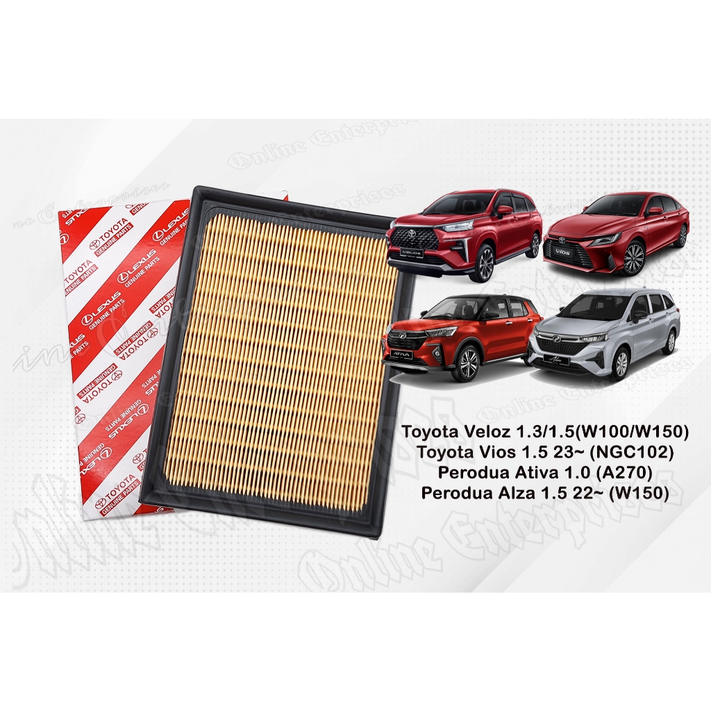 Air Filter Perodua alza 1.5 23~ W150 Ativa 1.0 Turbo A270 Toyota Vios 1 ...