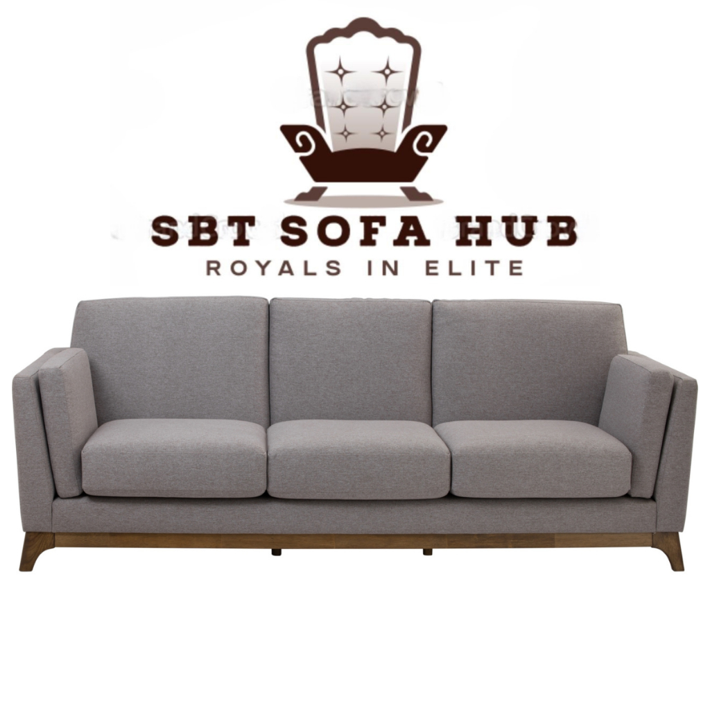SBT Sofa Hub 3 Seater royal Sofa-Grey | Shopee Malaysia