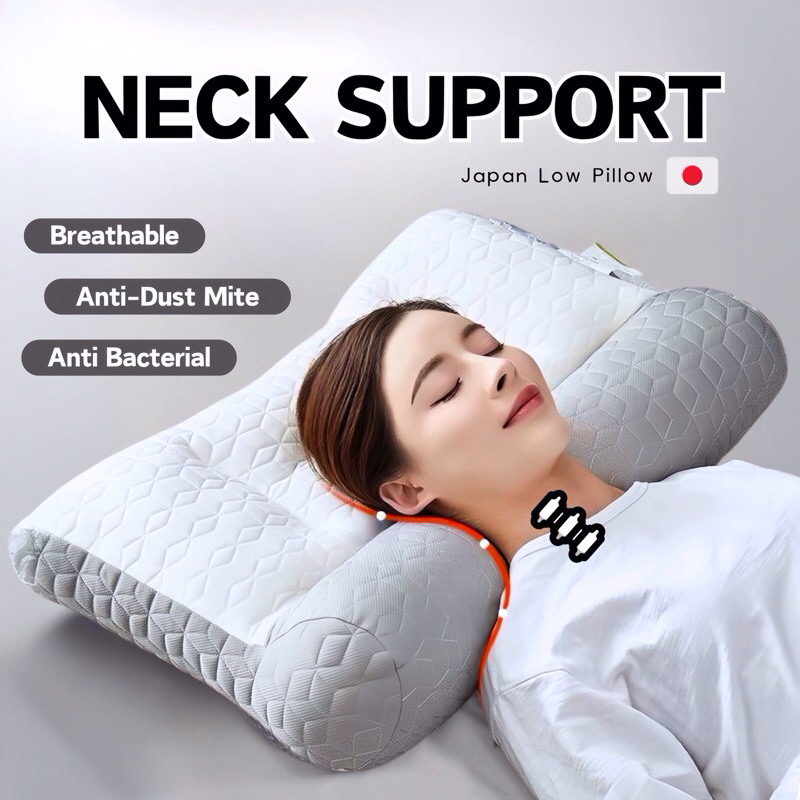 【SAME DAY POST】 Japan Ergonomic Neck Support Pillow Traction Cervical ...