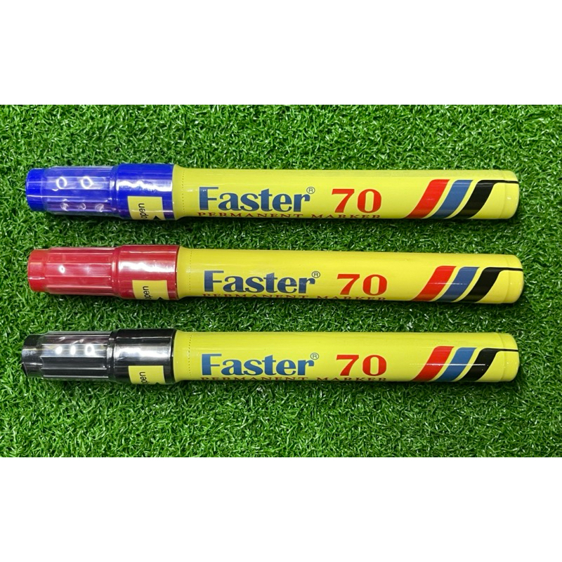 Faster Permanent Marker Blue/Red/Black （#70） | Shopee Malaysia