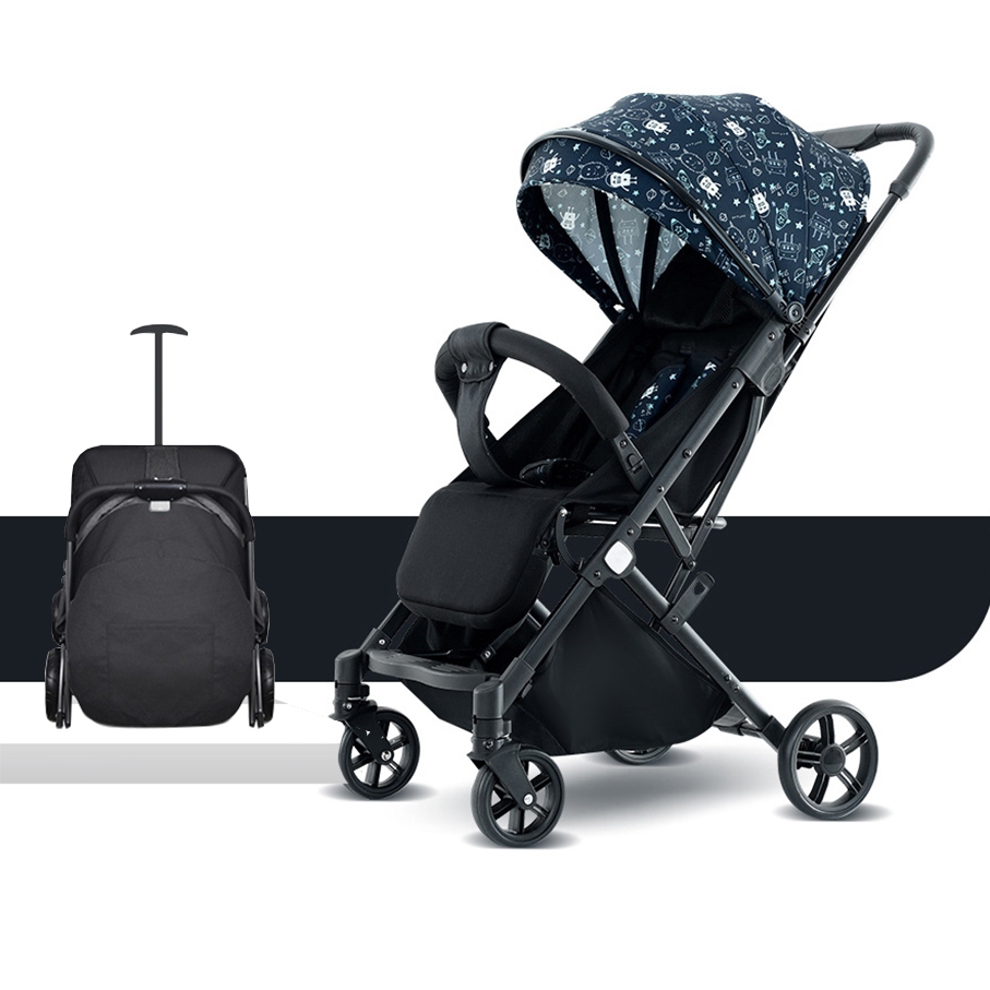 Baby Stroller Travel Cabin Compact Foldable Lightweight Newborn Trolley ...