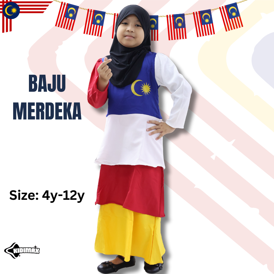 Baju Merdeka Perempuan (High Quality) Como Crepe Kain | Shopee Malaysia